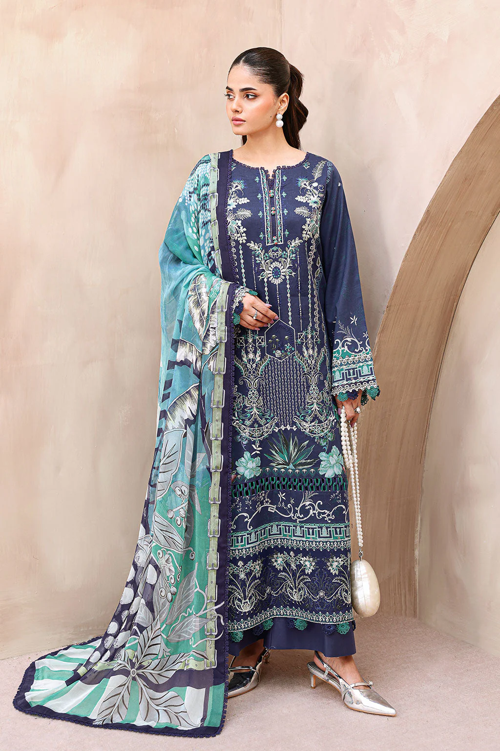 Mashaal Lawn 2026 By Ramsha || L-1501 | Shop Salwar Suits Online